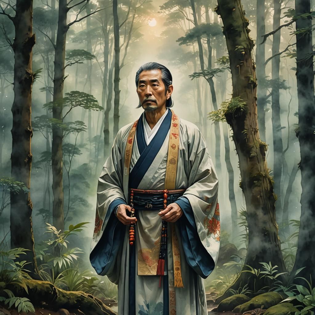 zen monk - AI Generated Artwork - NightCafe Creator