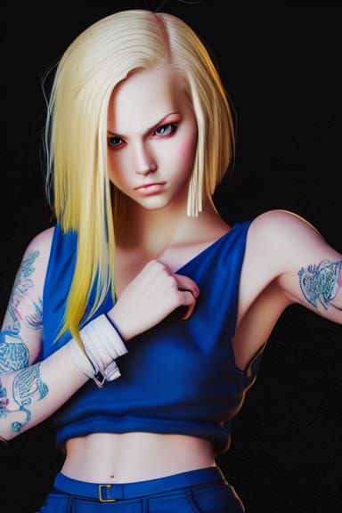 Android 18 Ai Generated Artwork Nightcafe Creator