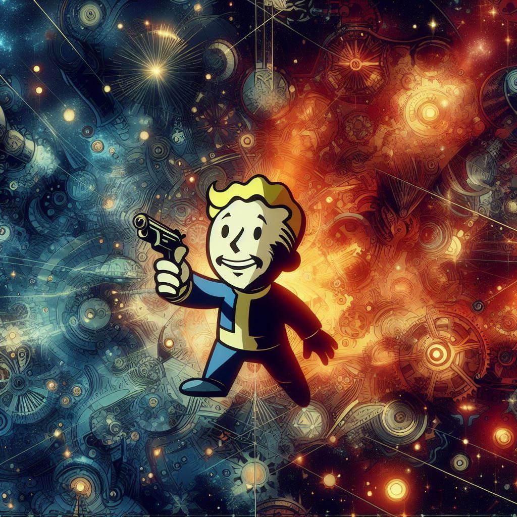 Fallout Cosmic Vault - AI Generated Artwork - NightCafe Creator