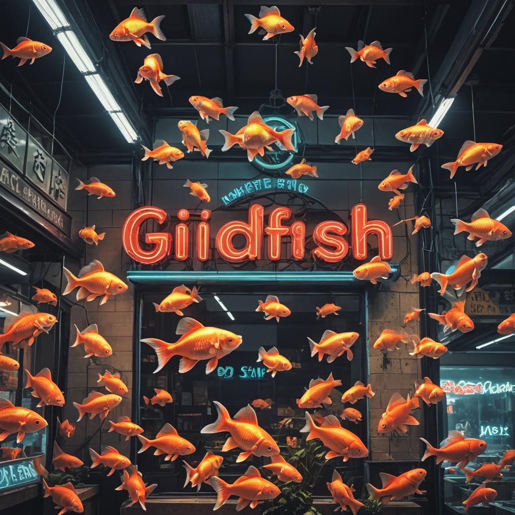 The Goldfish Store 0.2. - AI Generated Artwork - NightCafe Creator