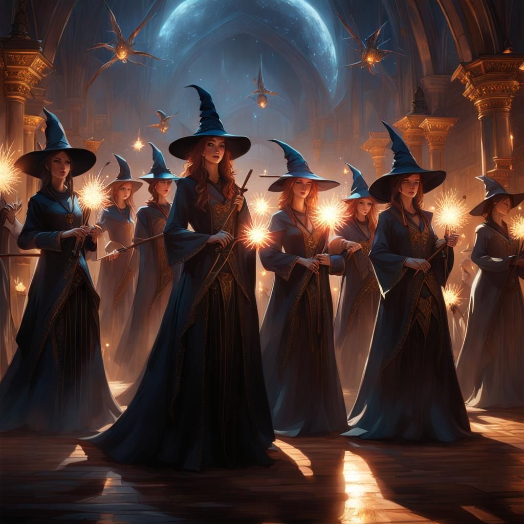 Witch Class - AI Generated Artwork - NightCafe Creator