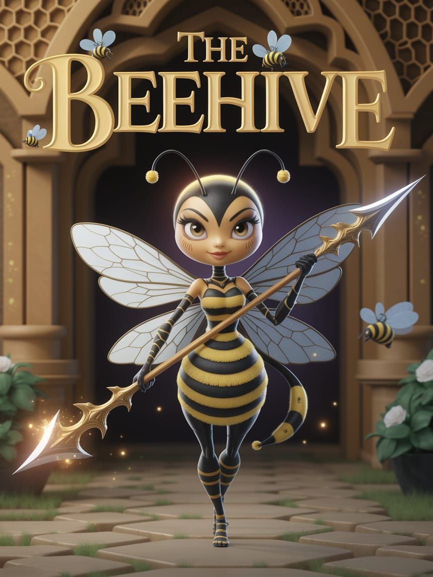 The Beehive (Ideogram 2a Turbo - 3D render)