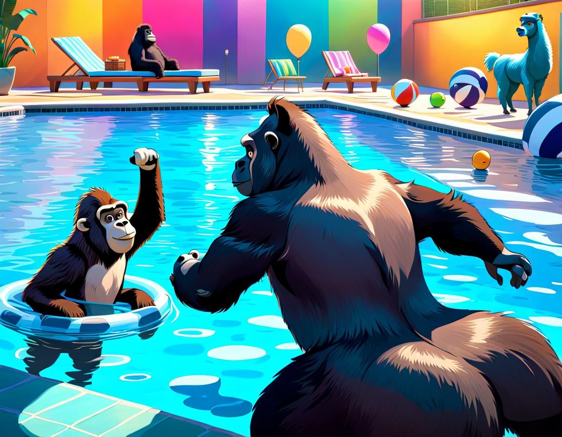 Gorilla BBL - AI Generated Artwork - NightCafe Creator