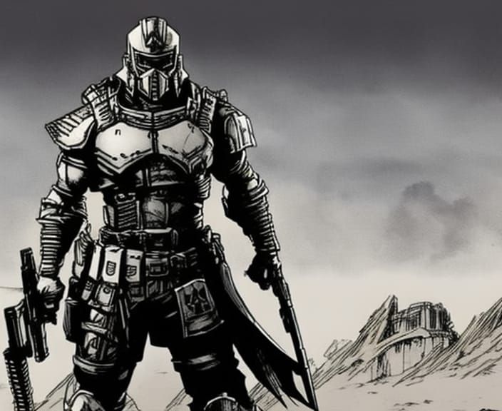 Undying Mercenary - AI Generated Artwork - NightCafe Creator