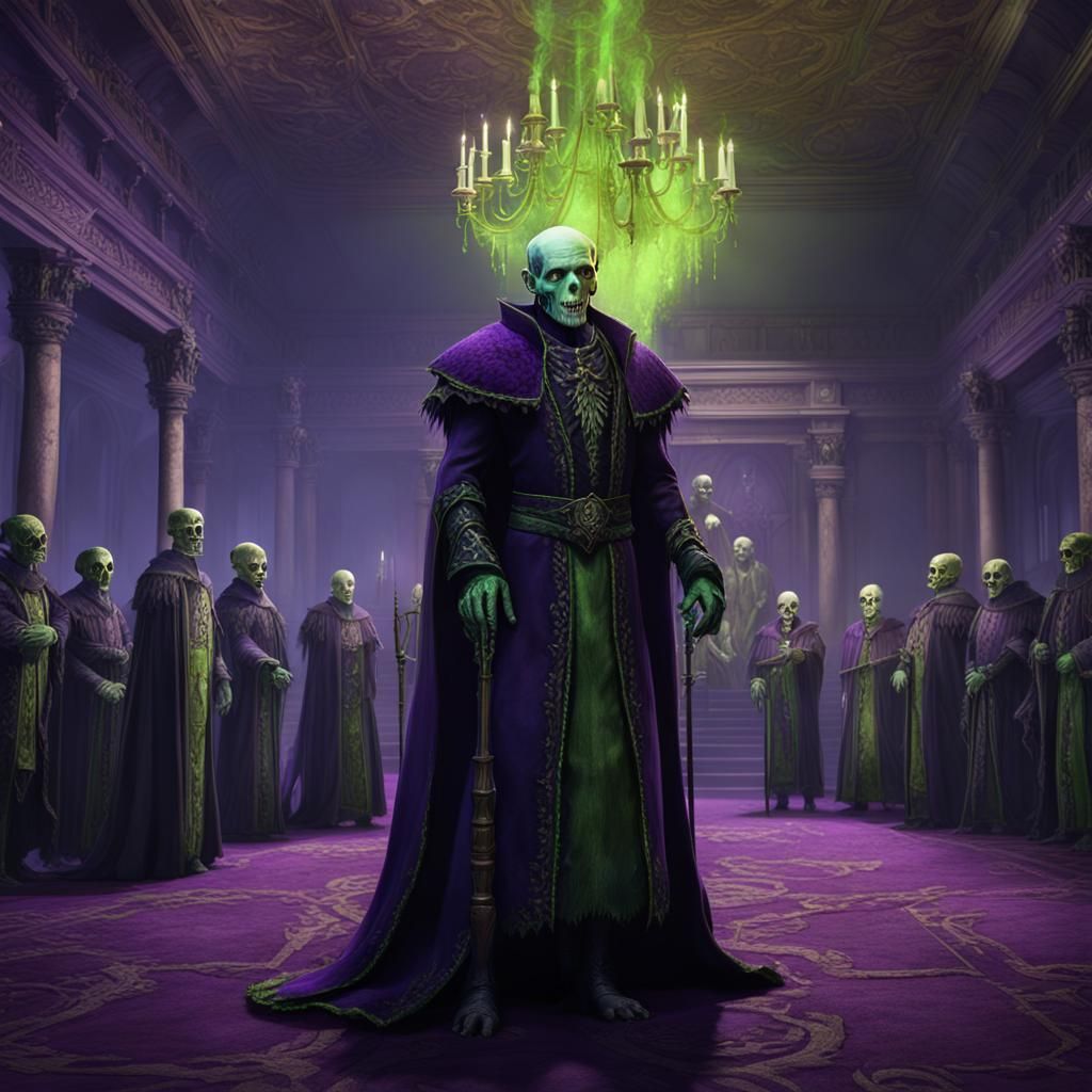 Undead Necromancer - AI Generated Artwork - NightCafe Creator