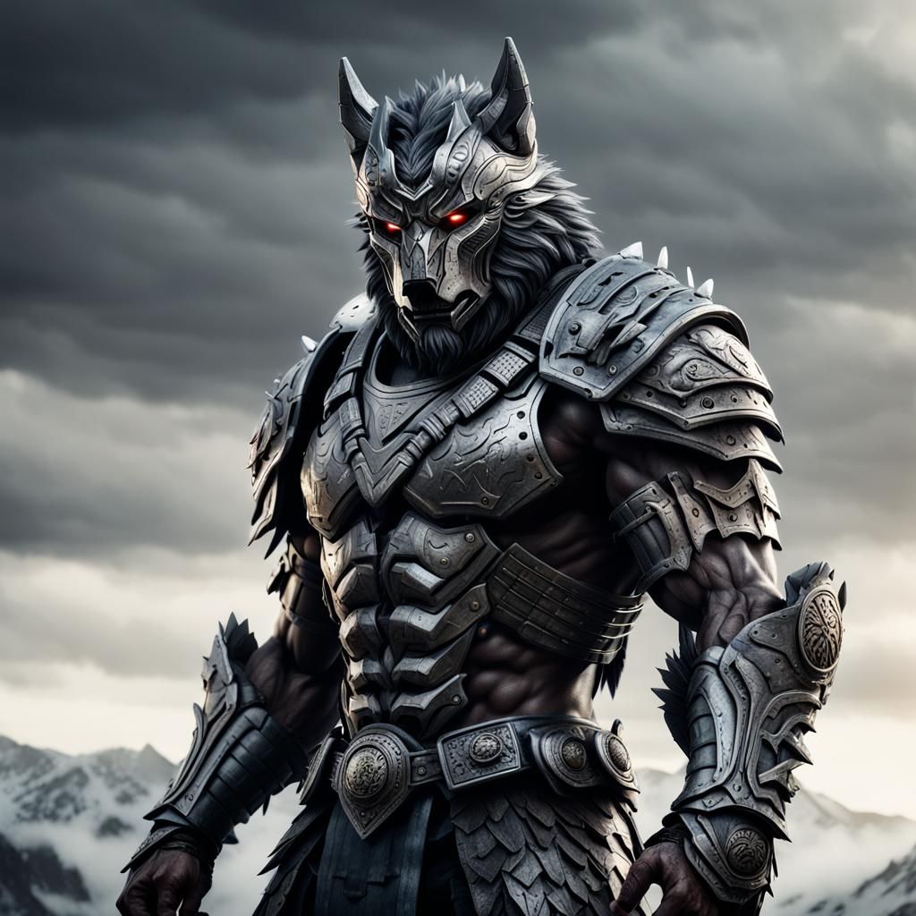 Cyber-Wolf - AI Generated Artwork - NightCafe Creator