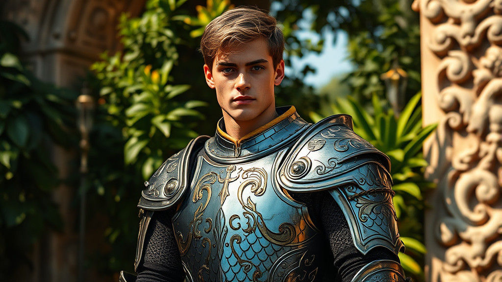 Knight - Elegant Knight in Baroque Armor