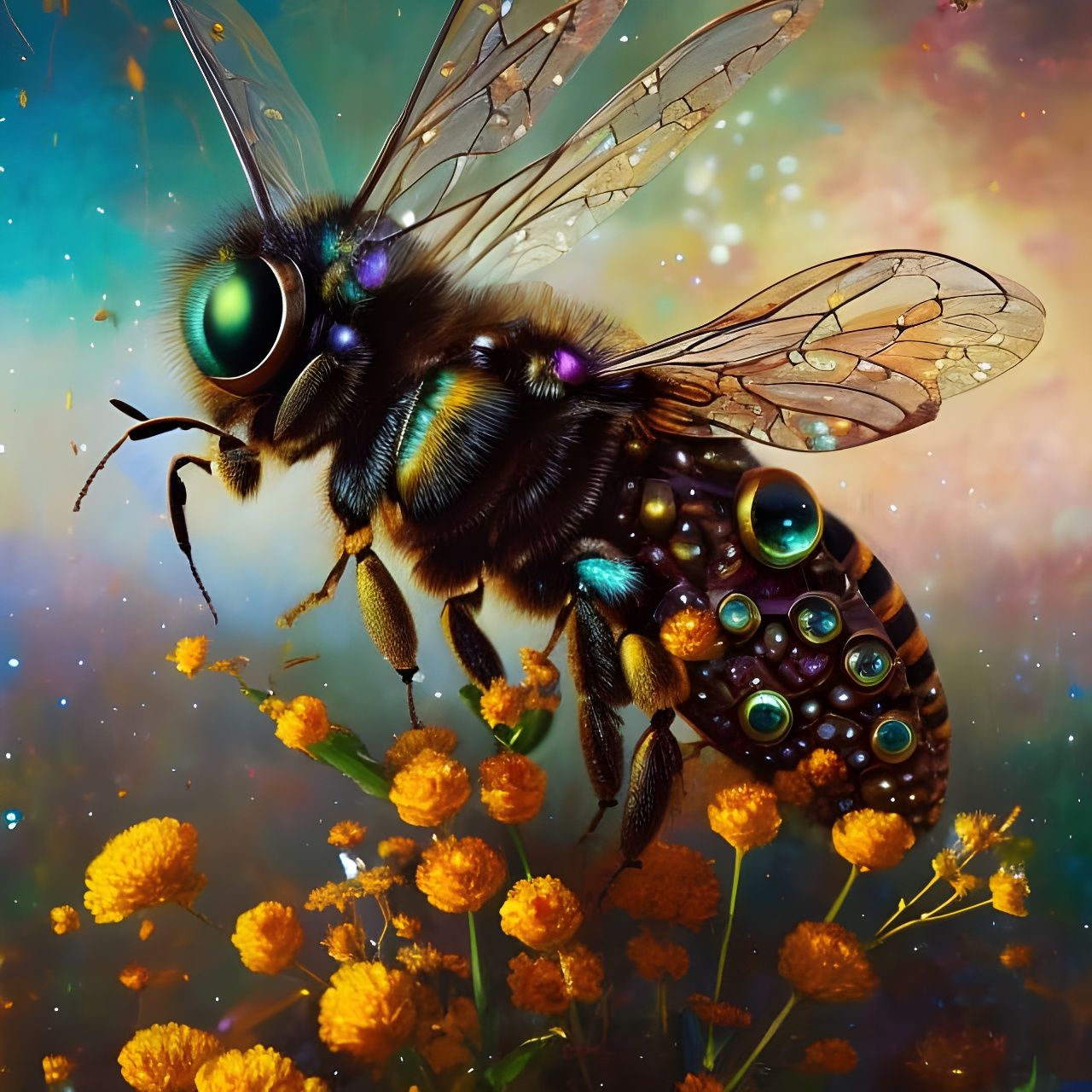 Bee - AI Generated Artwork - NightCafe Creator
