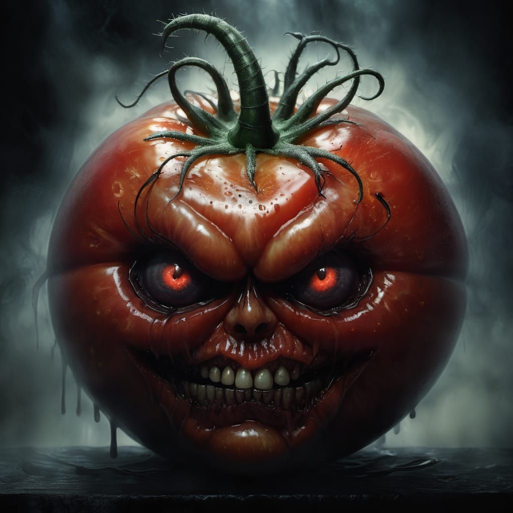 evil maniac tomato - evil maniac tomato