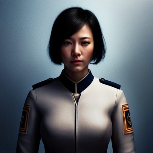 Mechwarrior Portrait, female - AI Generated Artwork - NightCafe Creator