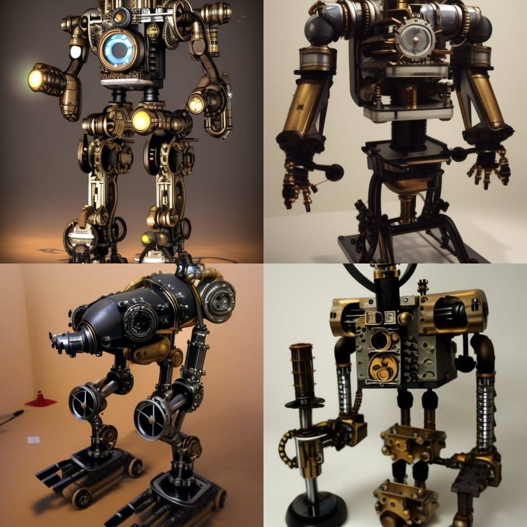 Automaton Robotic Weapon - AI Generated Artwork - NightCafe Creator