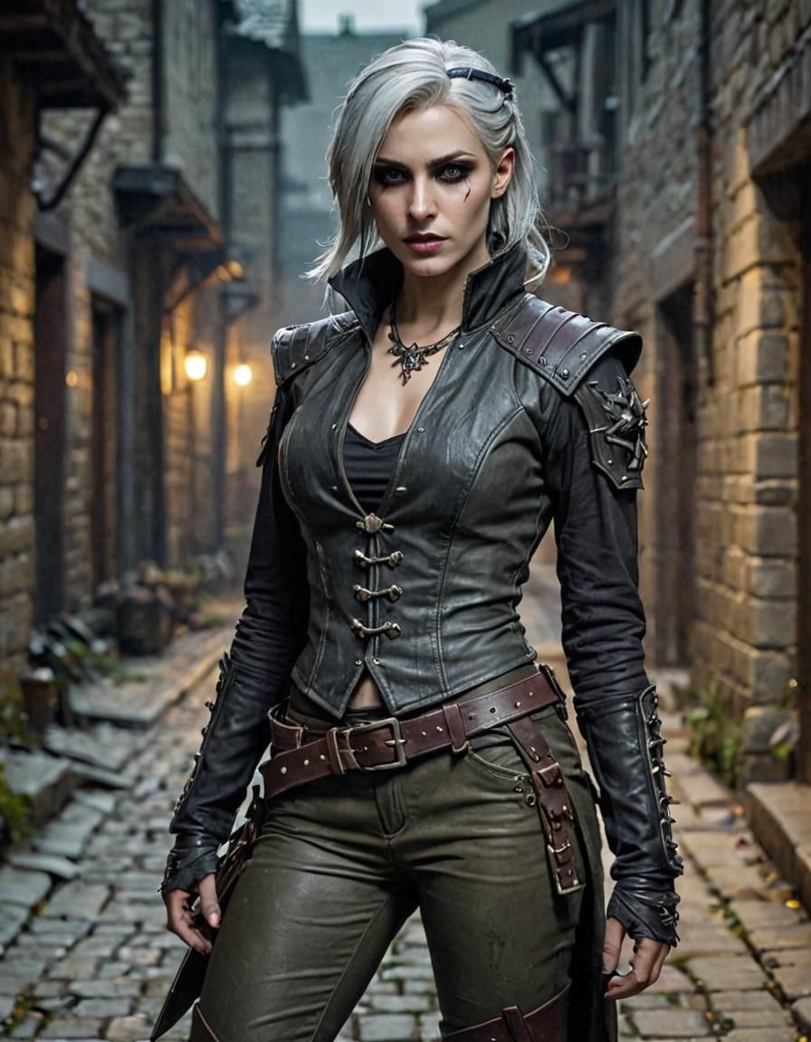 Female Witcher - AI Generated Artwork - NightCafe Creator