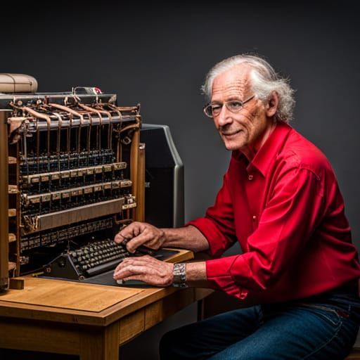 The Oldest Computer "Christopher" by Alan Turning - AI Generated ...