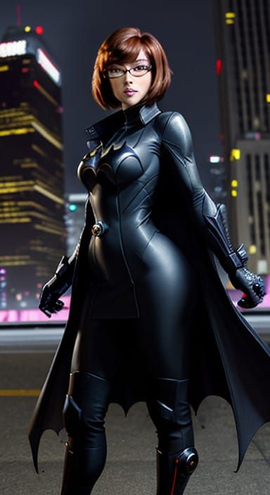 Cyberpunk Velma Dinkley in Sharp Focus Realism - AI Art