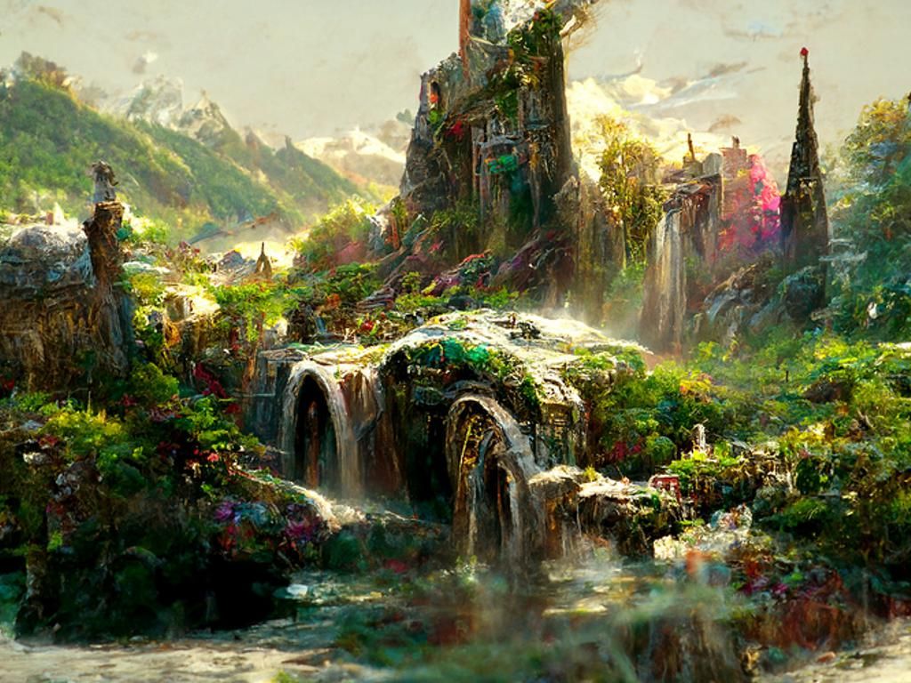 Magical Landscape - AI Generated Artwork - NightCafe Creator