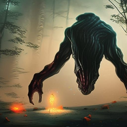 The Anomalous Creature of Fairview Park - AI Generated Artwork ...