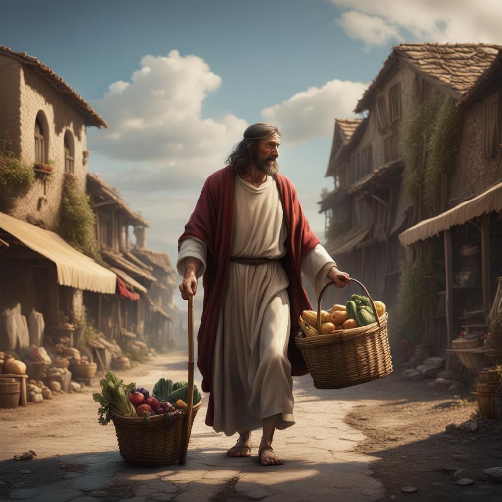 Garden Harvest Giving - AI Generated Artwork - NightCafe Creator