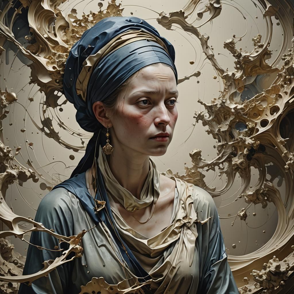 & Sparse Sensuous flowing and detailed abstracted portraits of ...