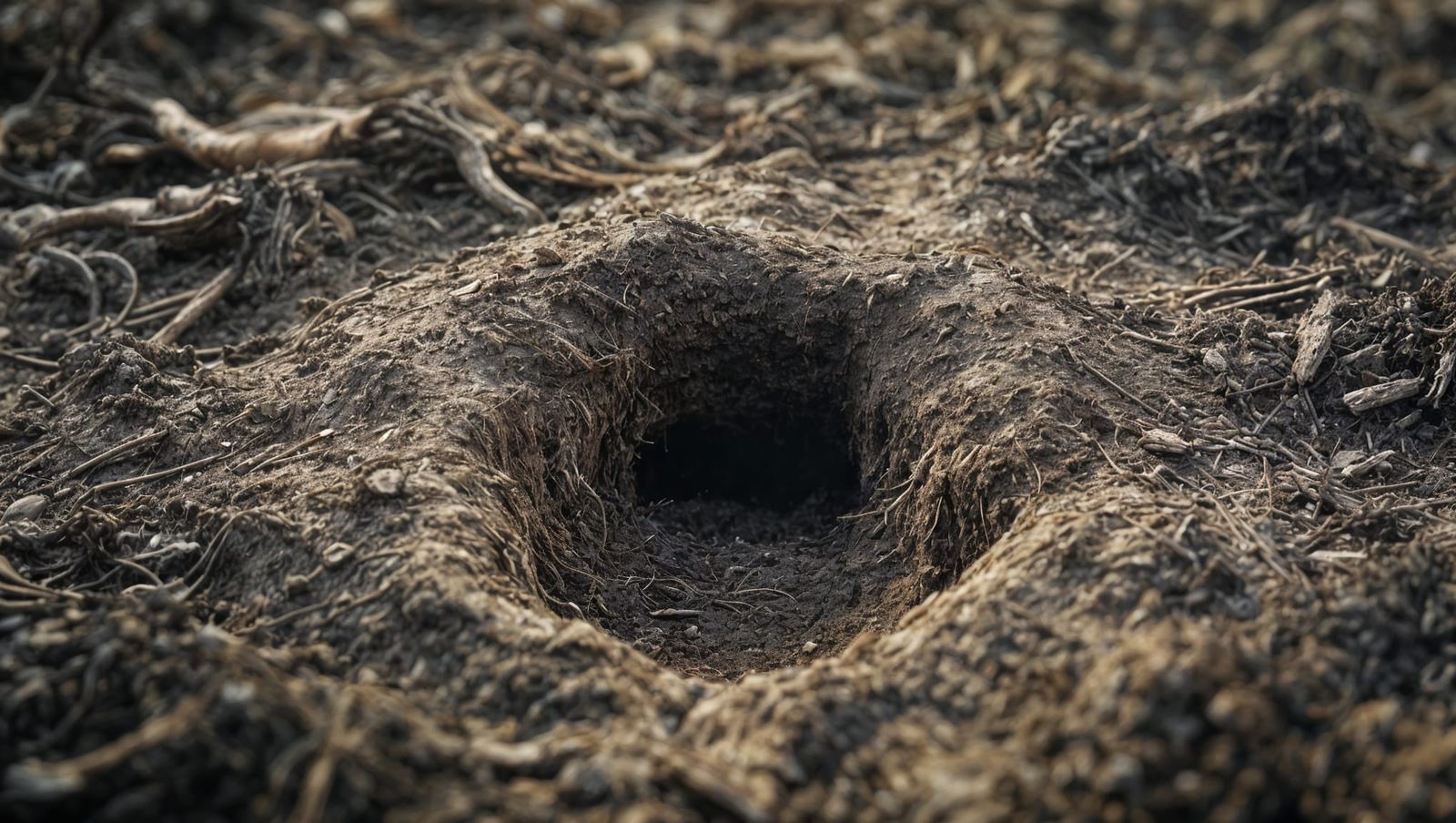 Decomposed Landscapes with Tiny Anthill Burrows in... - AI Art