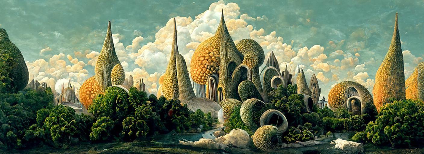 Strange alien world - AI Generated Artwork - NightCafe Creator