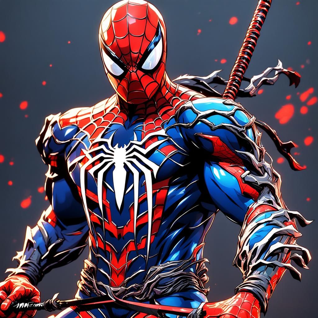 Spiderman ninja - AI Generated Artwork - NightCafe Creator
