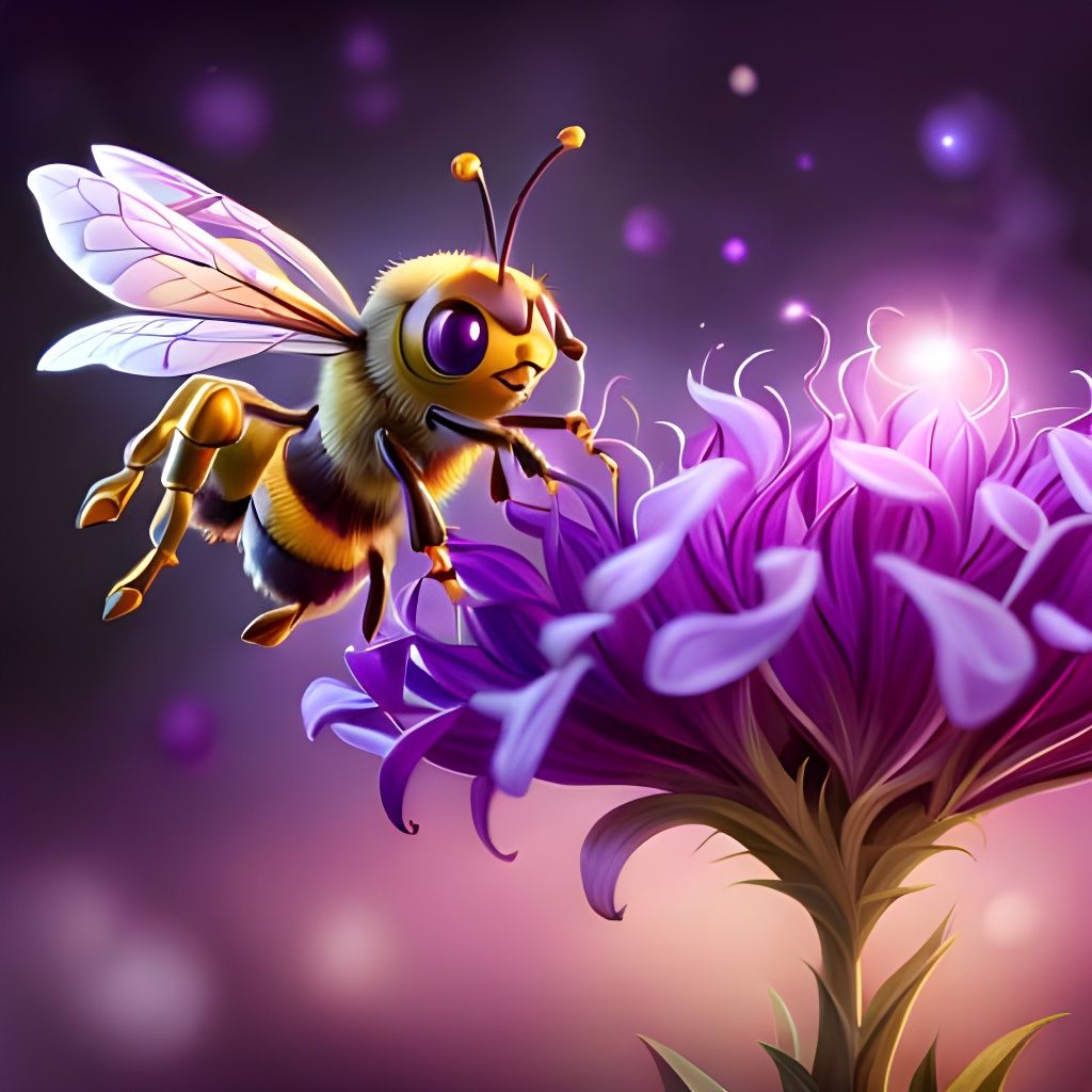 Bee - AI Generated Artwork - NightCafe Creator