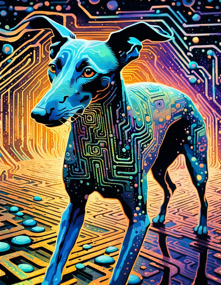 Cyber Doggo of the Future - AI Generated Artwork - NightCafe Creator