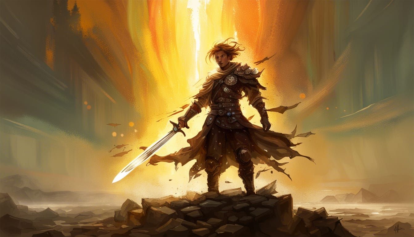 The Sun Sword - AI Generated Artwork - NightCafe Creator