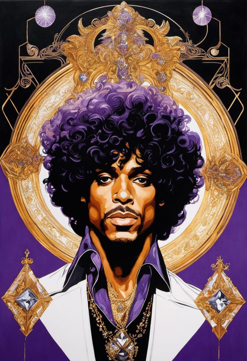 Altarpiece Prince Rogers Nelson Purple Rain Lucy in the sky with ...