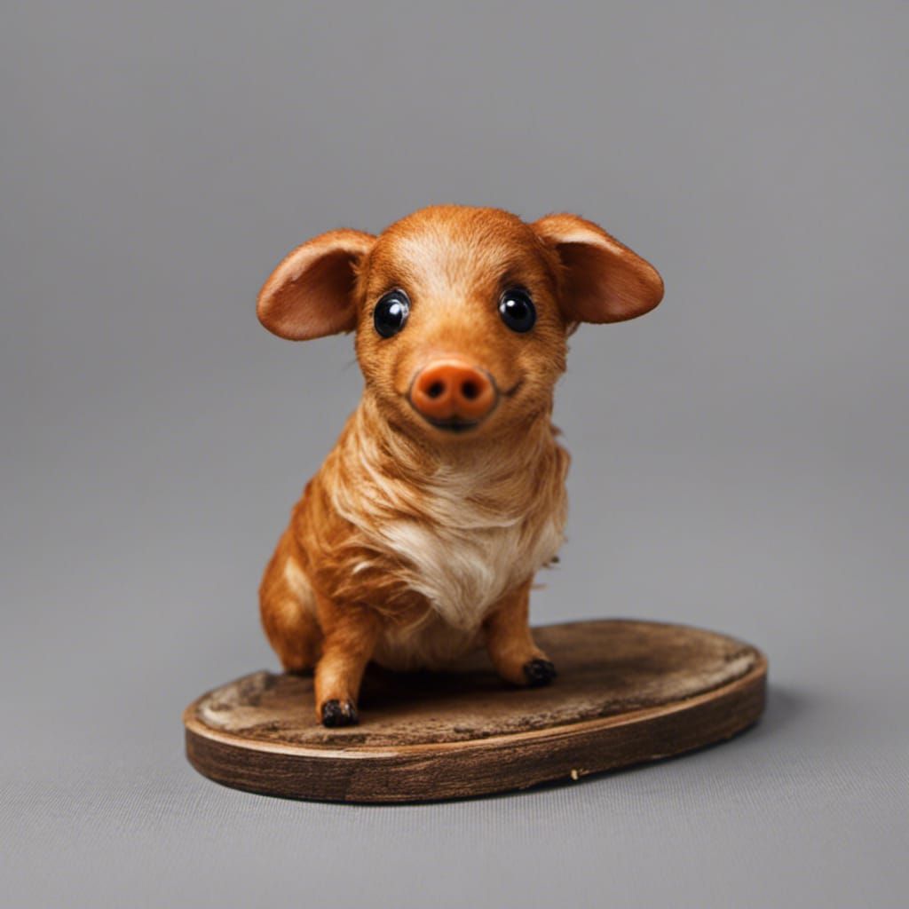 Unsightly Morbid Roadkill chibi Sausage Taxidermy - AI Generated Artwork - NightCafe Creator