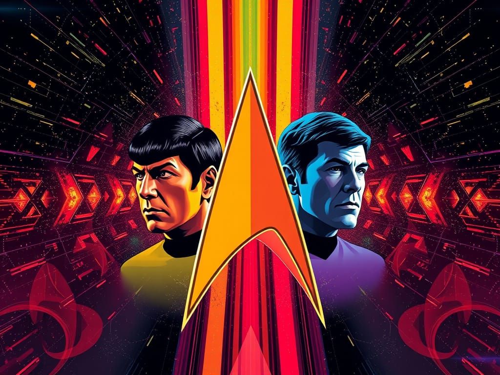 Star Trek Pop Art - Vibrant Pop Art Starfleet Emblem