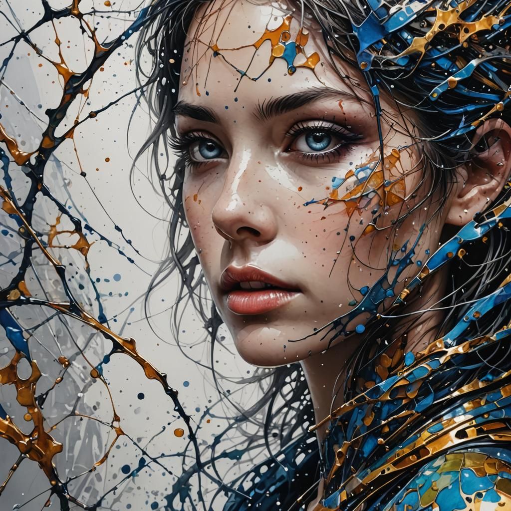 Pen and Ink Techniques Random Lines , photorealism, intricately ...