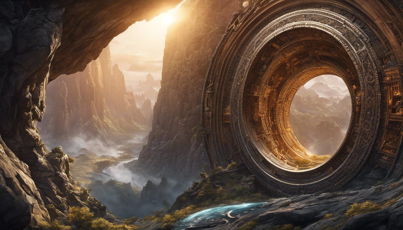 The Lost Ancient Portal - AI Generated Artwork - NightCafe Creator