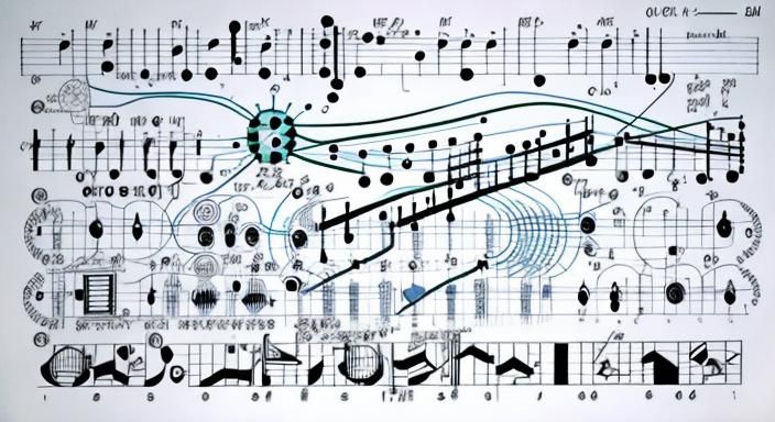 graphic music notation - AI Generated Artwork - NightCafe Creator