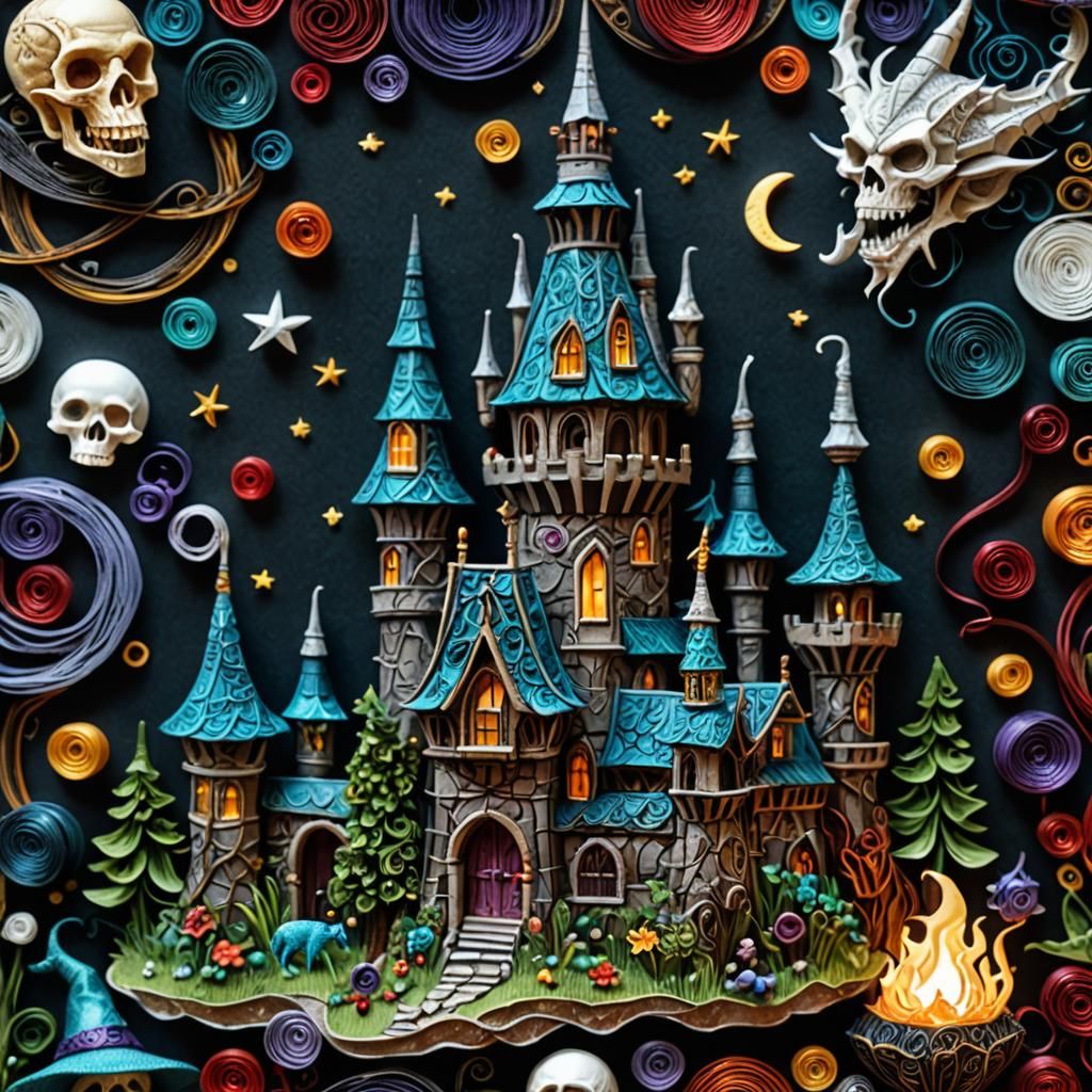 Wizard Castle - AI Generated Artwork - NightCafe Creator