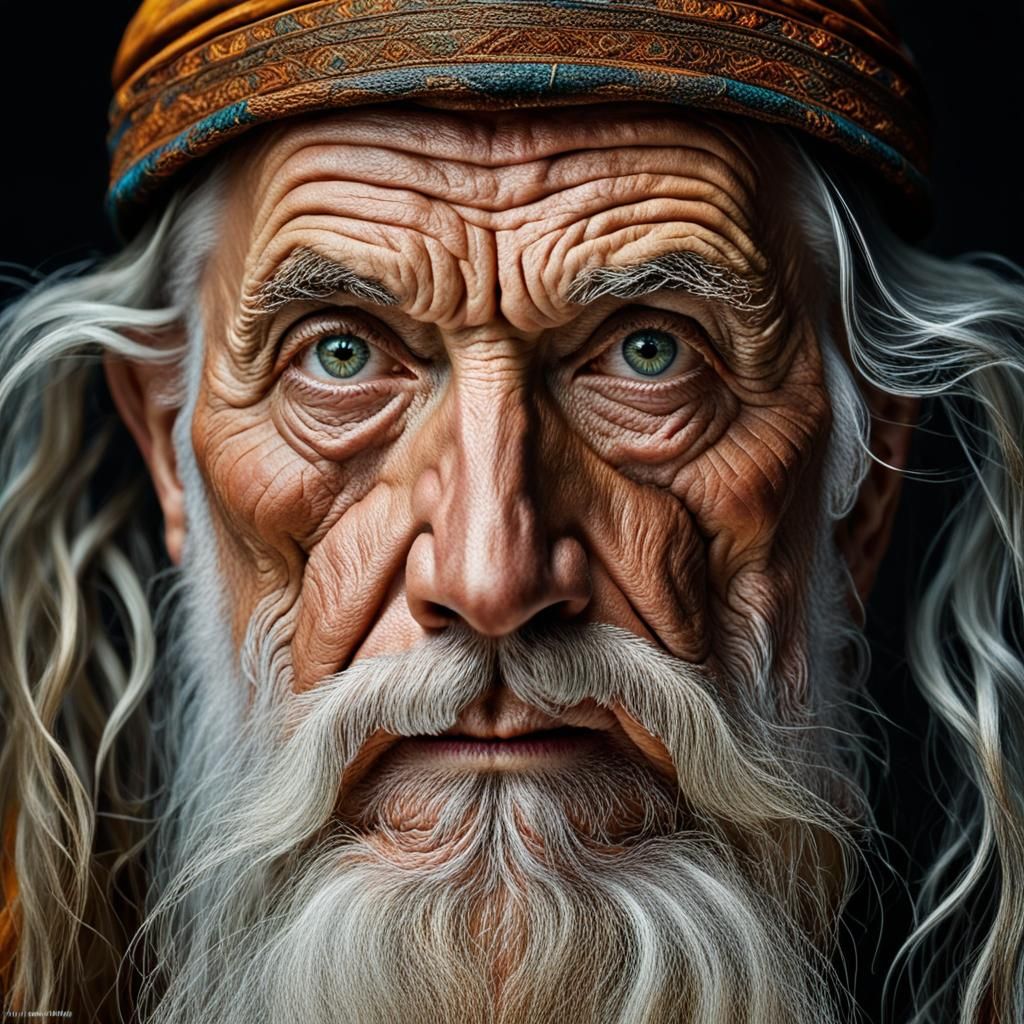 the wizard... Close-up portrait, - AI Generated Artwork - NightCafe Creator