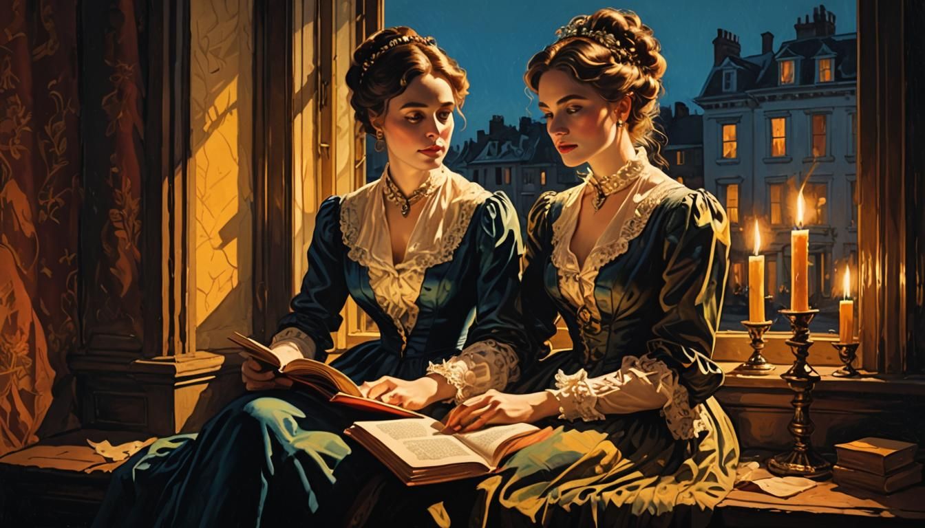 Victoria & Jane - AI Generated Artwork - NightCafe Creator