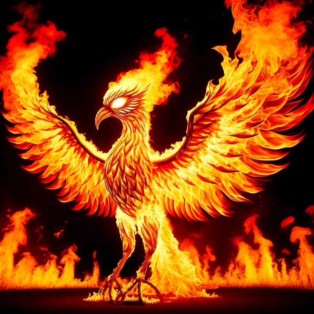 Phoenix - Majestic Firebird Soars into Ancient Myth