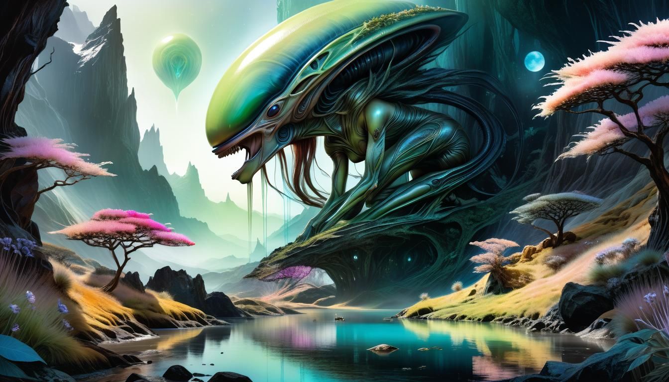Alien Creature - AI Generated Artwork - NightCafe Creator