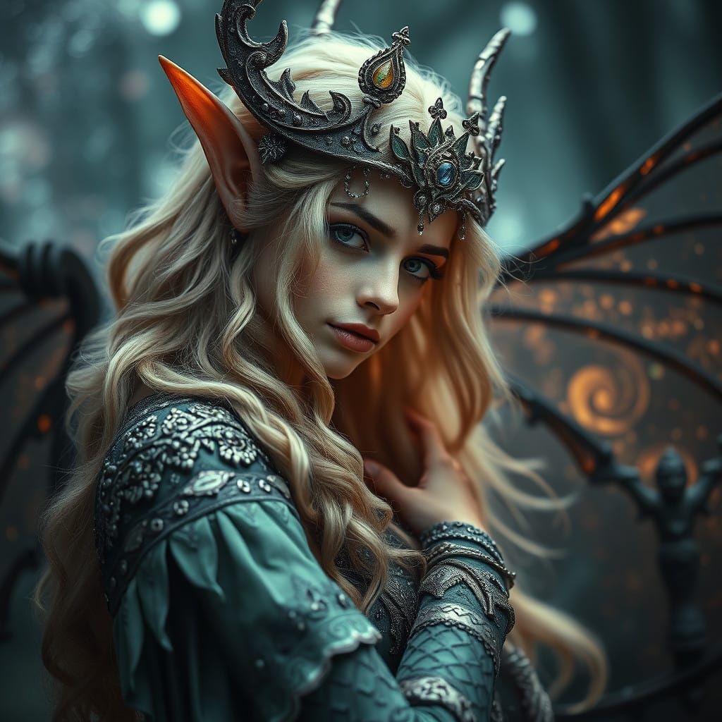 Fantasy - Ethereal Elven Princess in a Fantastical Galaxy