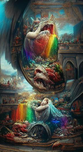 This rainbow - AI Generated Artwork - NightCafe Creator