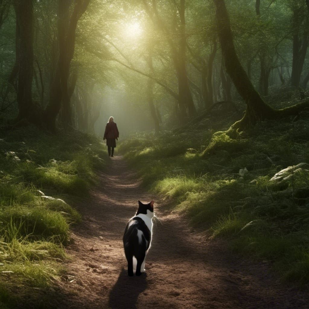 .morning walk - AI Generated Artwork - NightCafe Creator