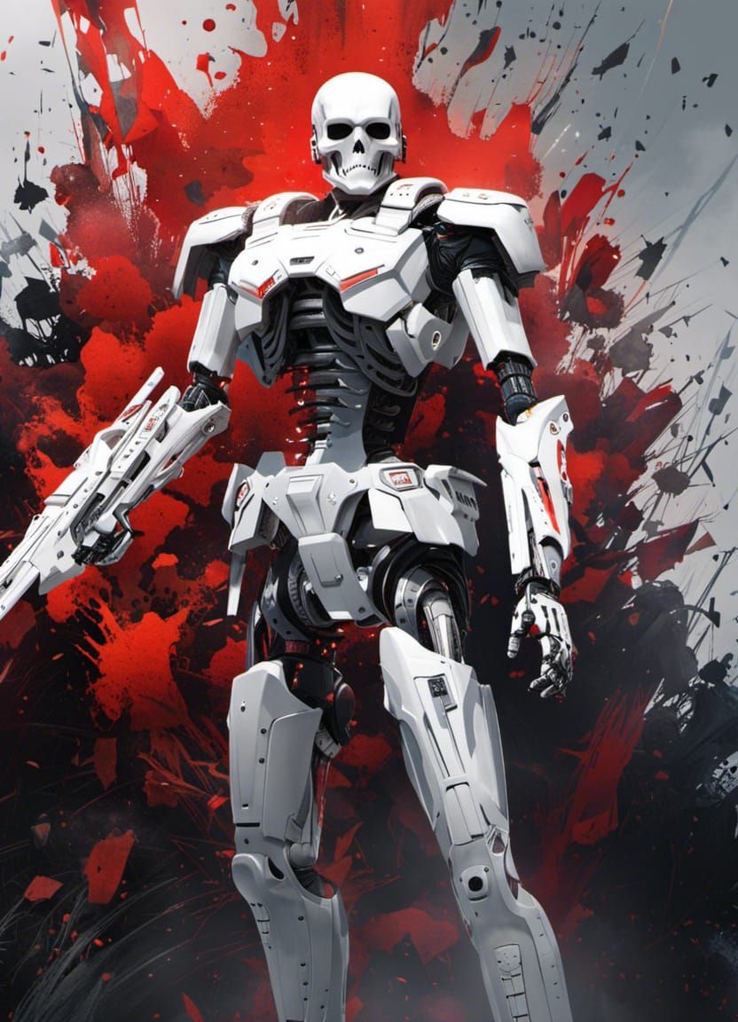 Deathbot - AI Generated Artwork - NightCafe Creator