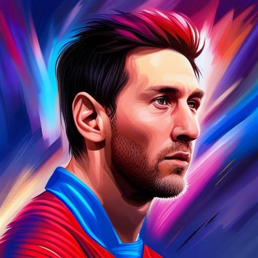 Lionel Messi - AI Generated Artwork - NightCafe Creator