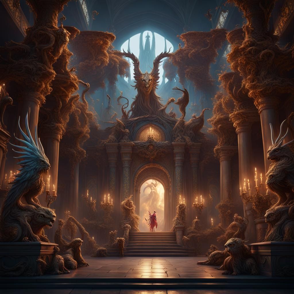 A mythical opera with mythical creatures as characters - AI Generated ...