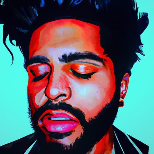 the weeknd - AI Generated Artwork - NightCafe Creator