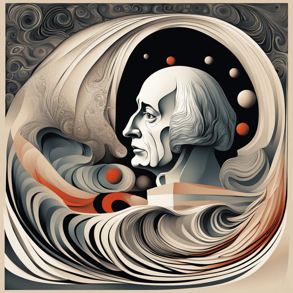 Ethereal Horror Scene in Dark Impressionist Gouach... - AI Art