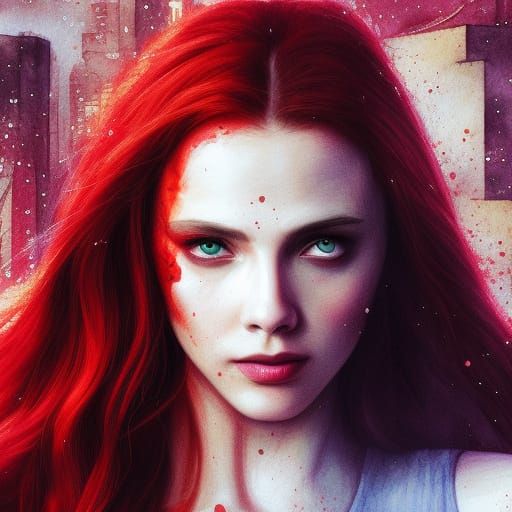 Wanda Maximoff aka Scarlet Witch - AI Generated Artwork - NightCafe Creator