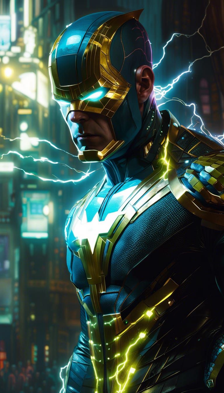 Marvel’s Electro - AI Generated Artwork - NightCafe Creator