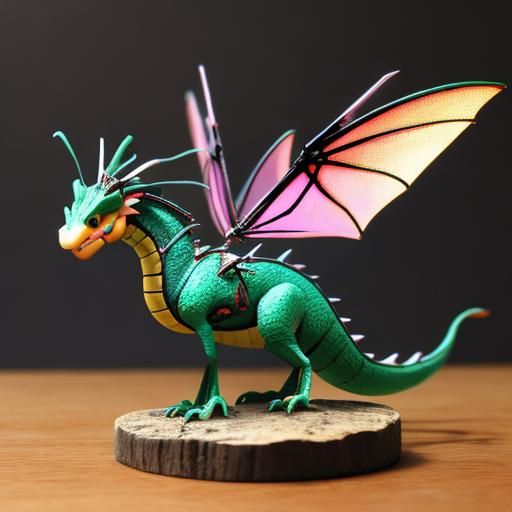 miniature dragon, dragon fly - AI Generated Artwork - NightCafe Creator